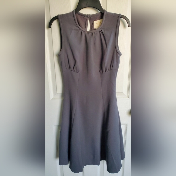 kate spade | Dresses | Kate Spade New York Gray Fit And Flare ...